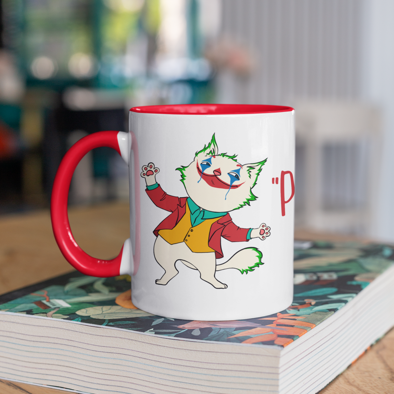 Taza de Gato Guasón | Just For Pets